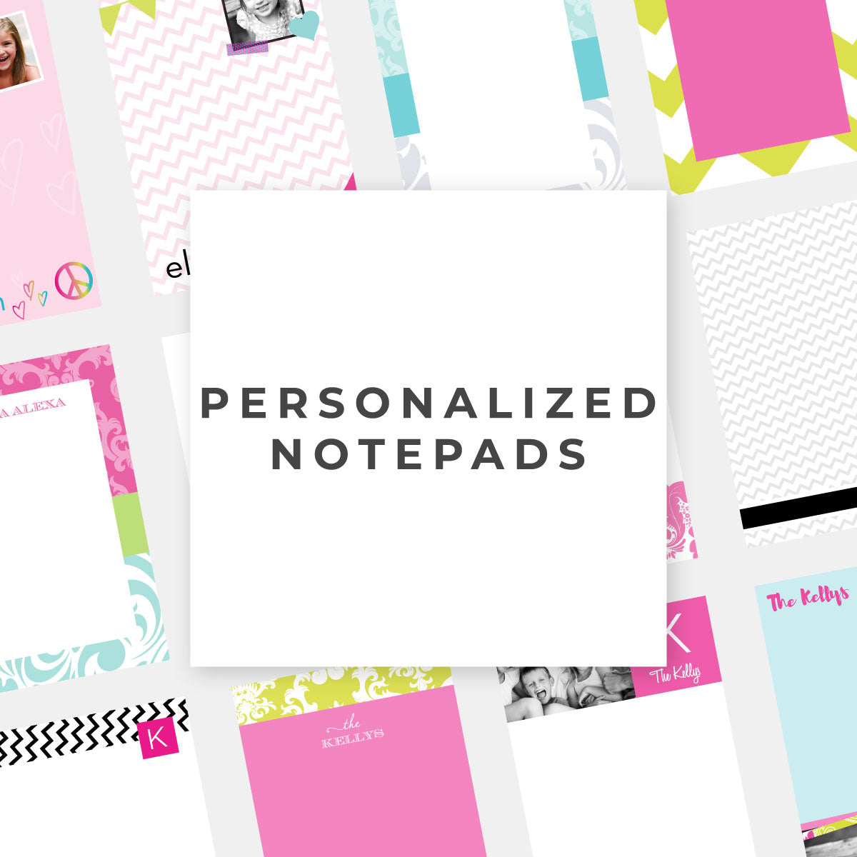 Personalized Unique Style Notepads | Only at Invitation Box ...